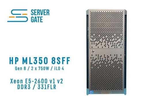 Сервер HP ML350 Gen8 8SFF 2 x E5-2667v2 256 GB