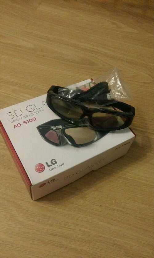 Активные 3D очки AG-S100 для тв LG