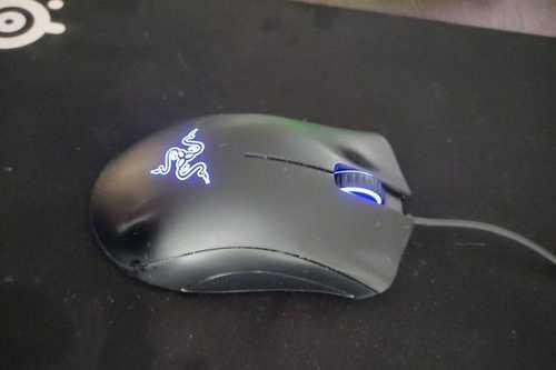 Мышь razer Deathadder 3500 + Коврик QcK+