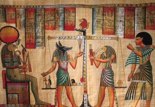 Картина Папирус Египет 65 х 93 см.светиться ночью