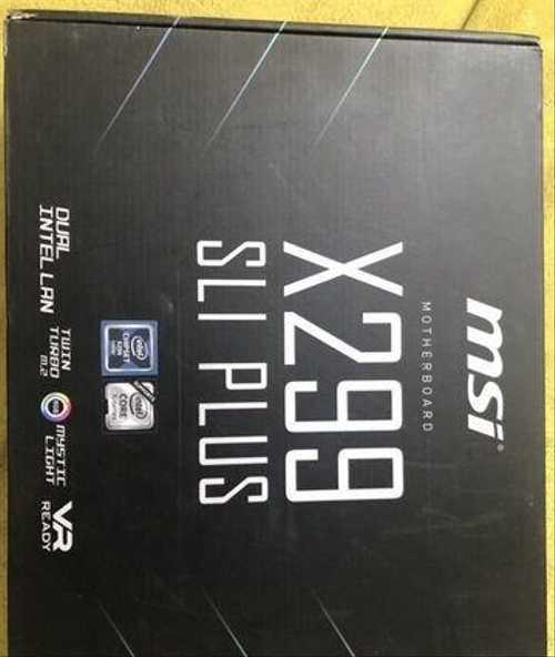 Материнская плата MSI X299 SLI plus