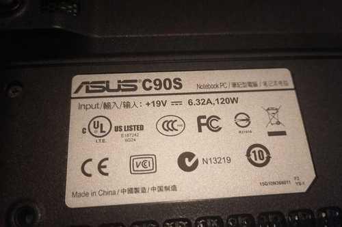 Asus C90S разбор