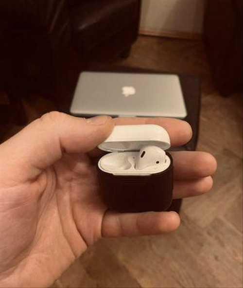 Кейс apple airpods оригинал