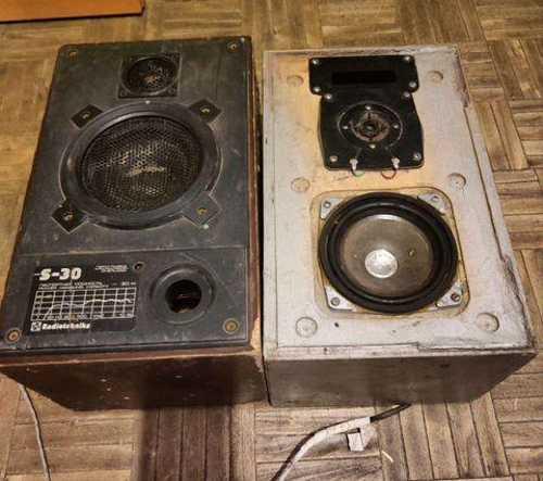 Колонки Вега 25ас 101 и Radiotehnika S-30