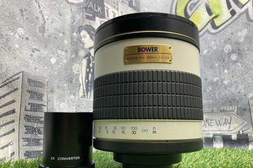 Объектив Bower 800mm + адаптер Nikon F / Скупка