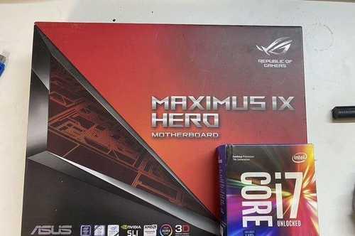 Комплект Asus Maximus IX Hero+ i7-7700k