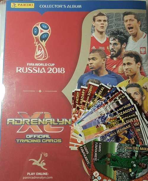 Карточки Adrenalyn XL Fifa World Cup 2018