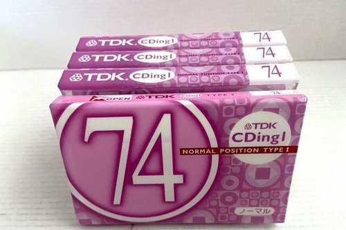 Аудиокассеты кассеты TDK CDing I 74 - 2000 г