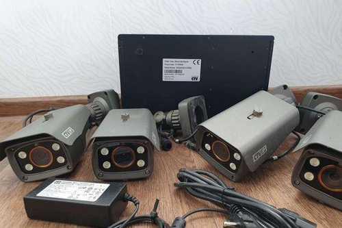 Система видеонаблюдения из 4 камер CTV-IP