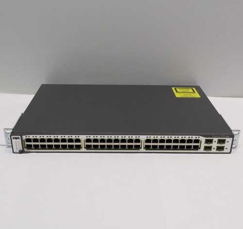 Коммутатор Cisco 3750 48 портов PoE +4 SFP