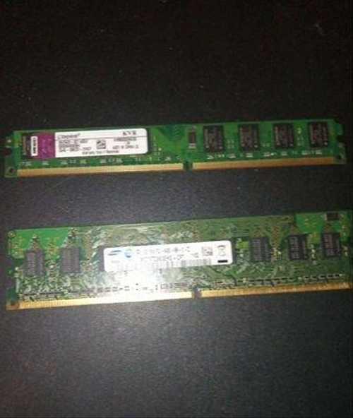 Оперативная память ddr2 на 1 и 2GB