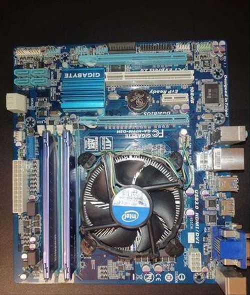 Комплект i7 3770 3.4Ghz+GA-H77-D3H+ 8gb