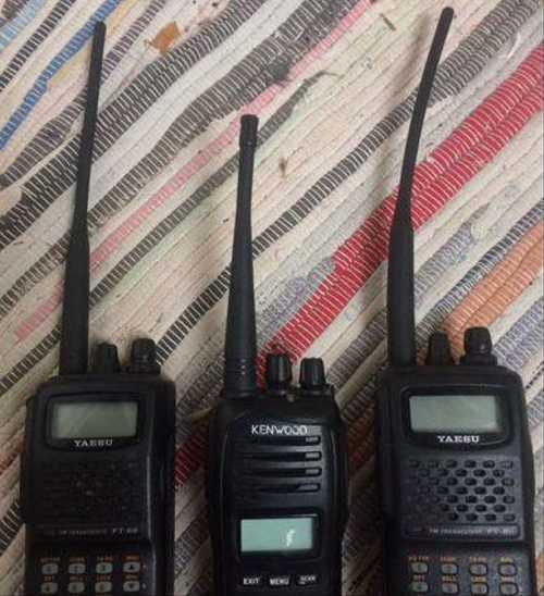 Рация yaesu FT-60R, kenwood TK-433/447