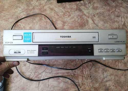 VHS видеомагнитофон toshiba VCP-C8