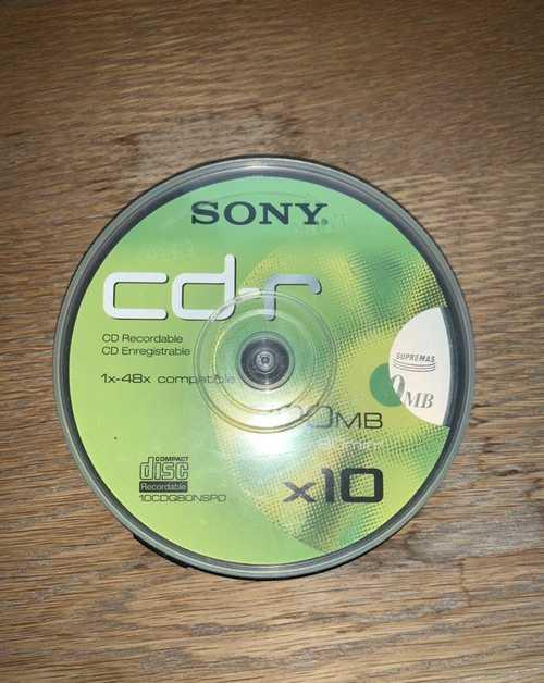 Компакт диски Sony cd-r, Verbatim cd-rw и TDK dvd+