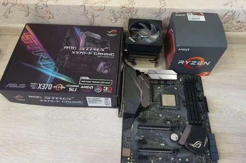 Процессор Ryzen 2700x + Мат. плата asus X370-f gam