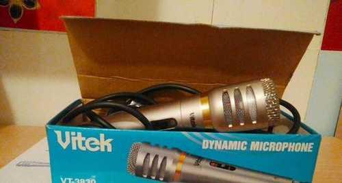 Динамический микрофон Vitek VT-3830, для караоке