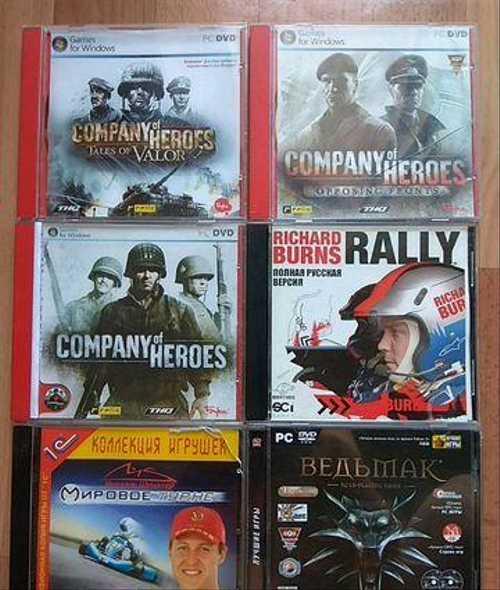 Игры для PC. Сталкер,Company of heroes,ведьмак,Ric