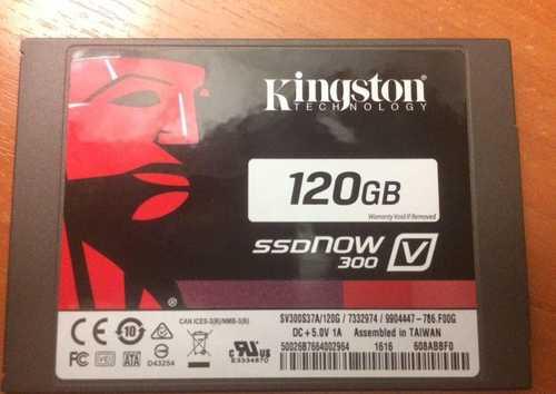 Жёсткий диск SSD kingston 120g 300v