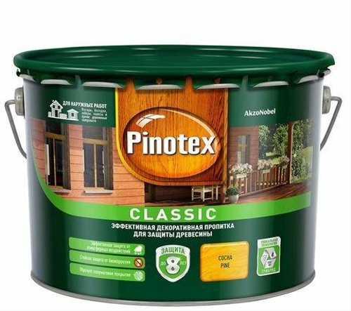 Антисептик Pinotex Classic для дерева сосна 9 л