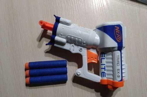 Пистолет Nerf Elite Triad ex-3