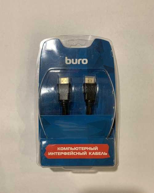 Кабель аудио-видео buro, hdmi-hdmi, ver 2.0, 3 м