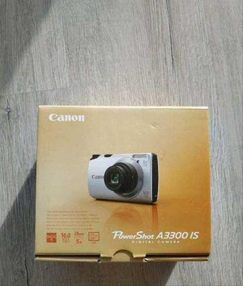 Новый фотоаппарат Canon PowerShot A3300 IS
