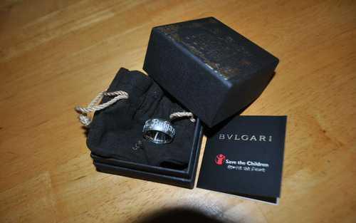 Кольцо bvlgari серебро Save the Children