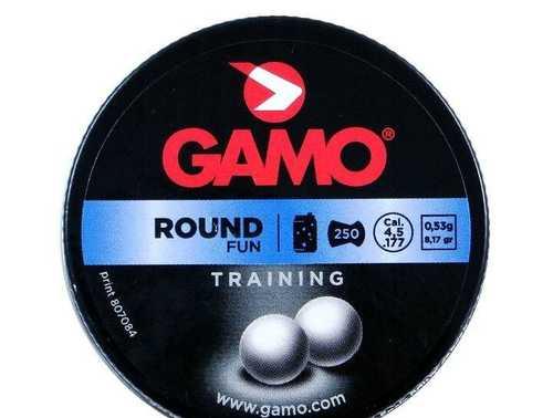 Пули Gamo Round 4,5 мм, 0,53 грамм, 250 штук