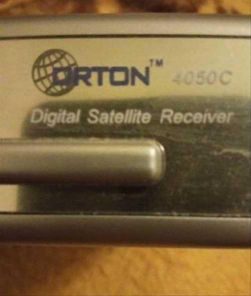 Спутниковый ресивер Orton 4100C и телевизор