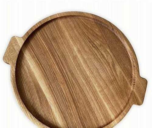 Большой деревянный поднос/блюдо для подачи 40см