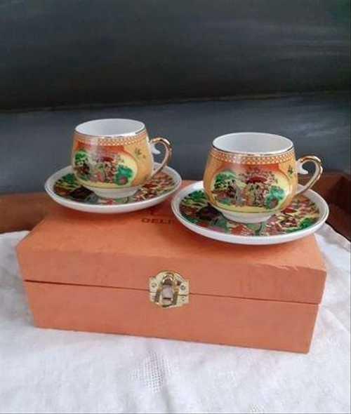 Чайные пары Япония фарфор подарочный набор