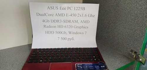 Ноутбук Asus Eee PC 1225B