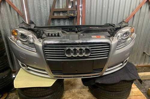 Ноускат Audi A4 B7 серебристый 2,0 ксенон