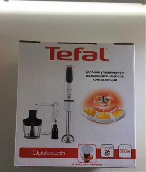 Новый Погружной блендер Tefal Optitouch HB833132