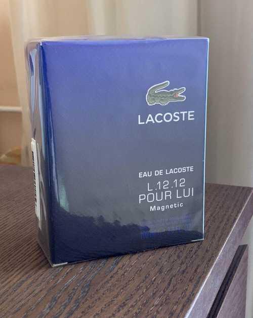 Lacoste magnetic 100ml, мужской. Оригинал