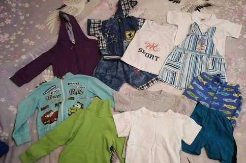 Пакет одежды на малыша 1-2 года, размер 86-92