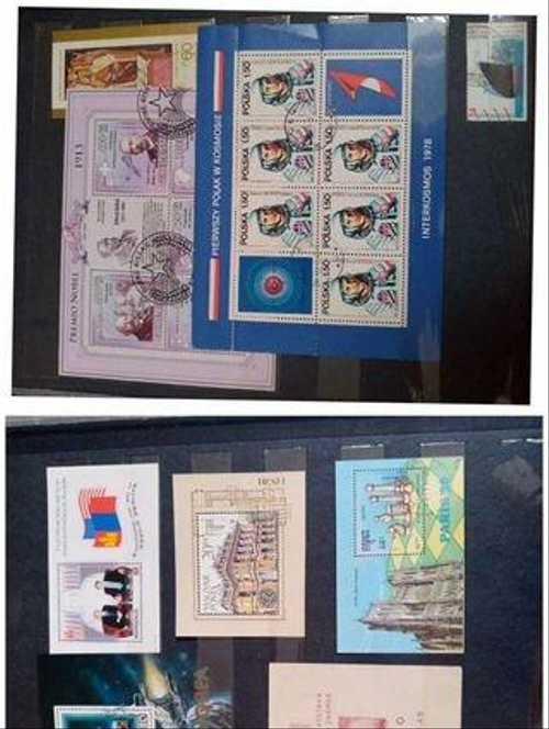 Блоки марки иностранные зарубежные ретро