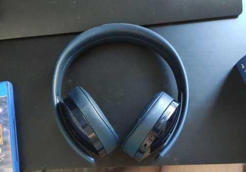 Sony PlayStation Gold Wireless Headset 500 Million