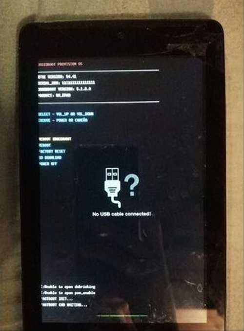 Планшет Asus K00E на запчасти