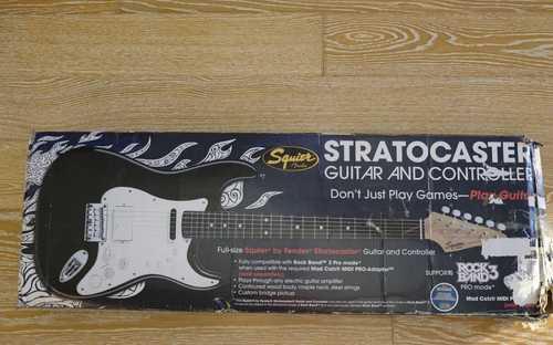 Игра Rocksmith xbox360, гитара Squier Stratocaster