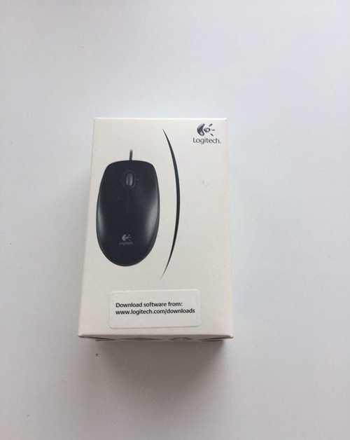 Мышь проводная Logitech новая Usb