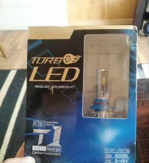 Светодиодные лампы H8/H9/H11 Turbo LED 35wat 6000k
