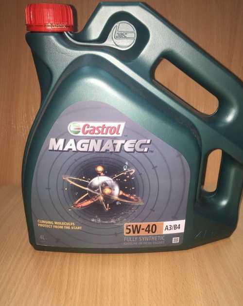 Castrol Magnatec 5w40 a3/b4 моторное масло 4Л