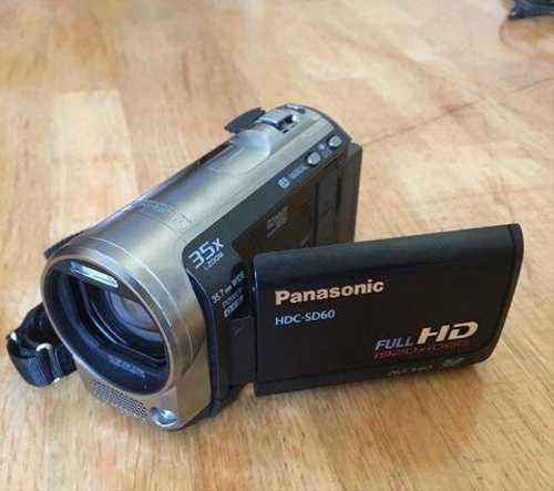 Full HD камера Panasonic HDC-SD60 запись на карту