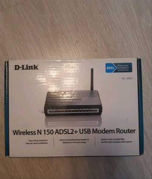 D link dsl 2650u обзор