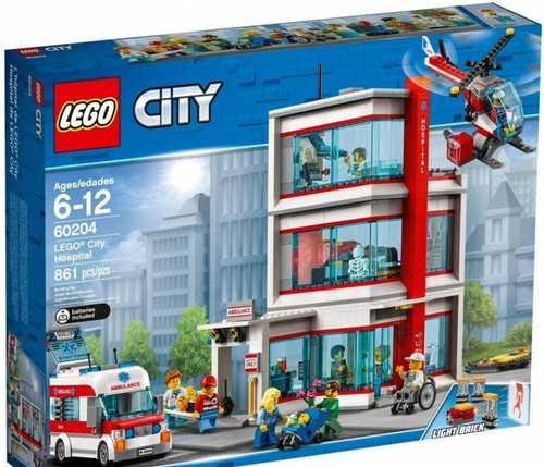 Lego City Лего 60204 Городская больница, новый