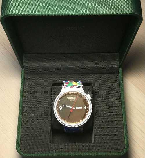 Часы Swatch x bape Bronze