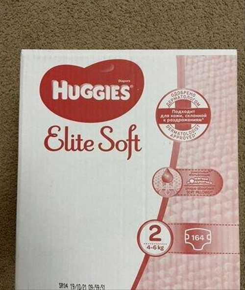 Подгузники huggies elite soft 2