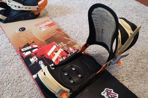 Комплект сноуборд с креплениями Rossignol Scope HC